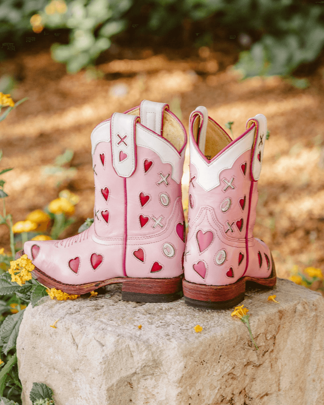 Julia Pink | Luxury Fashion Kid's Cowboy Boots | Miron Crosby