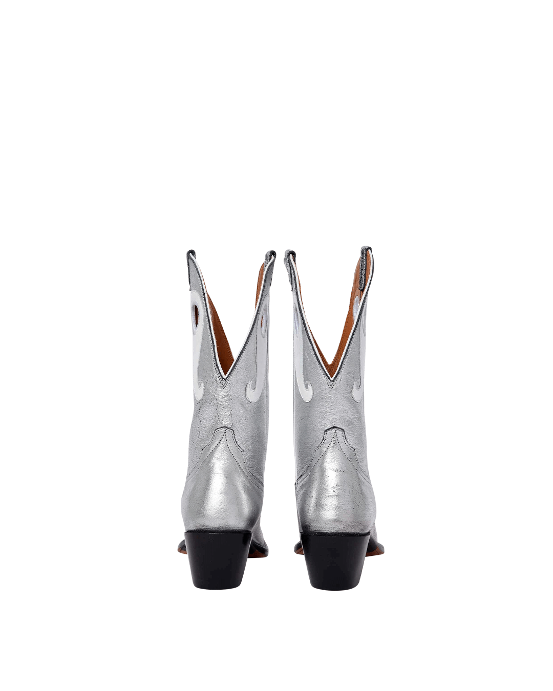 Molly Foiled Silver | Luxury Fashion Women's Cowboy Boots | Miron Crosby