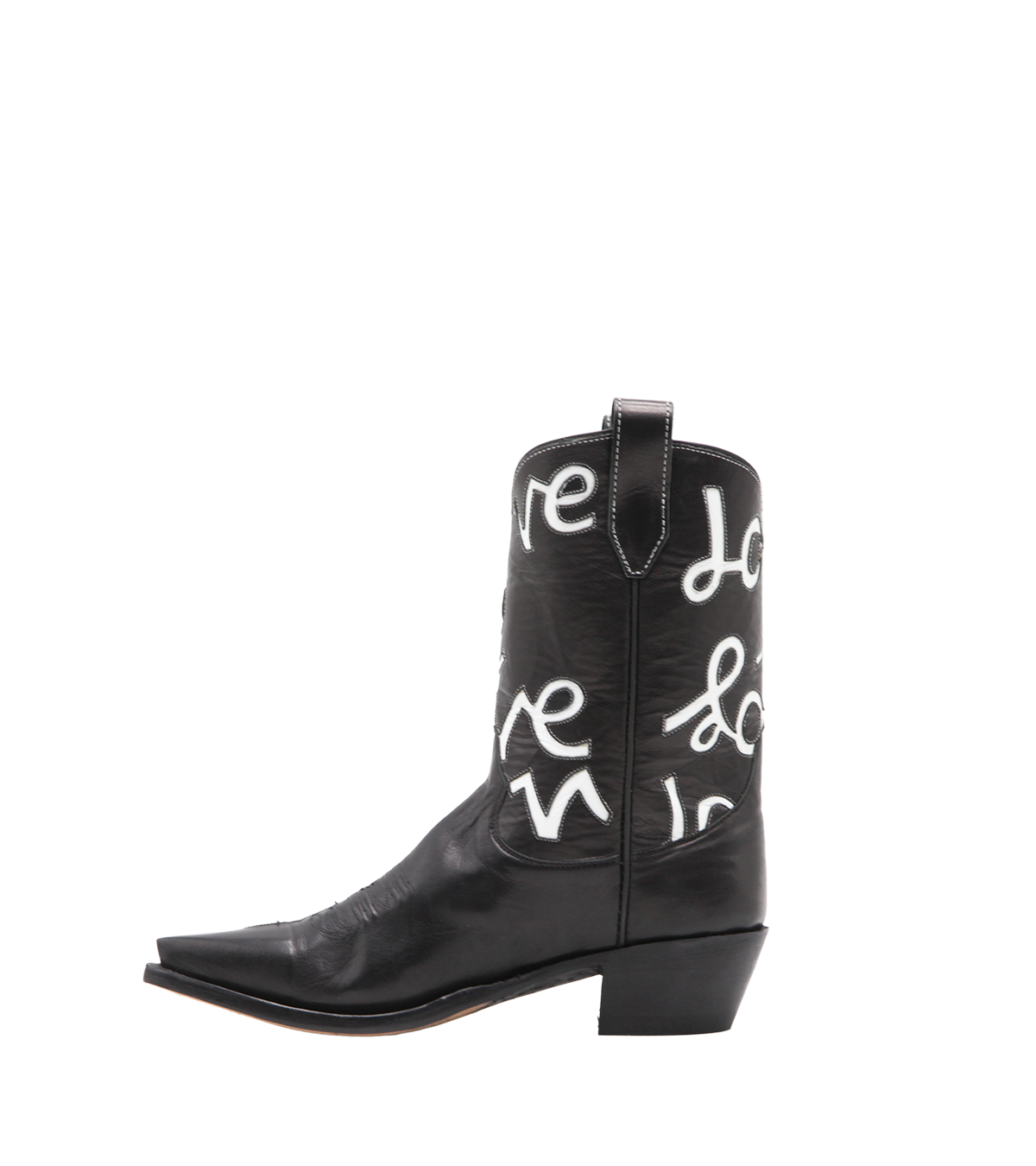 The Love Boot Black | Luxury Fashion Women's Cowboy Boots | Miron Crosby